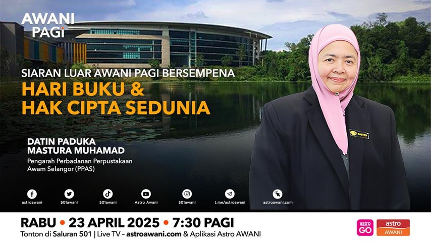AWANI Pagi: Mengangkat peranan perpustakaan menanam minat membaca ...