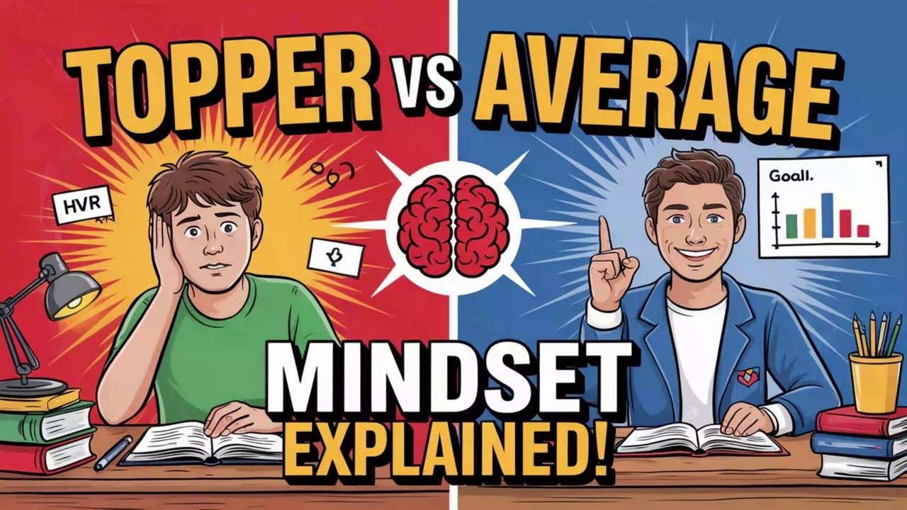 Mindset of Topper Vs Average Students | Explained In Hindi #adsmarttips ...