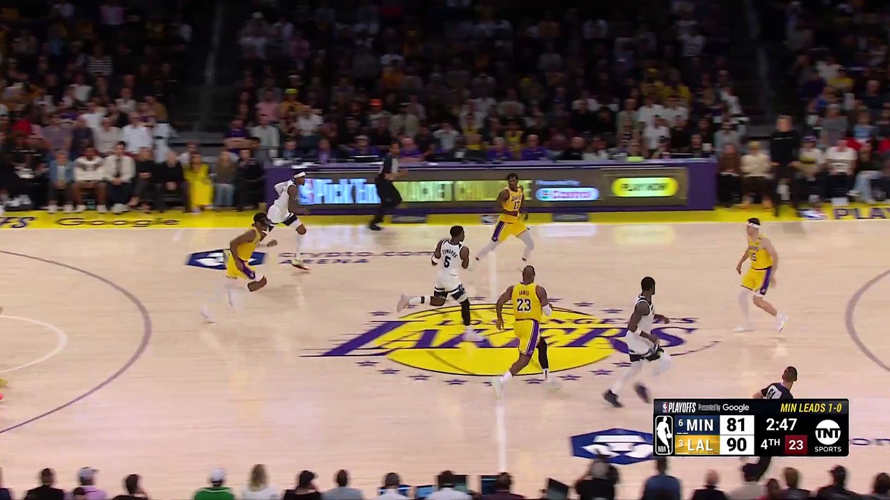 Lebron James con el robo y los dos puntos - video Dailymotion