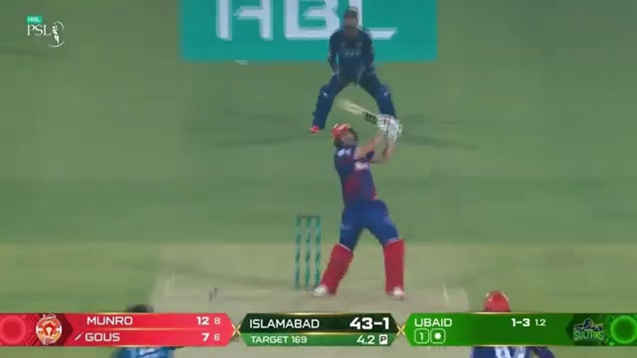Andries Gous Unbeaten Innings Multan Sultans vs Islamabad United Match 13 HBL PSL - video ...