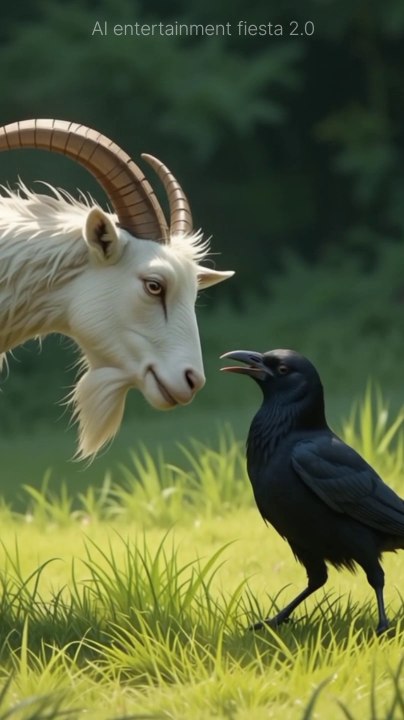 The mother goat and aggressive crow - video Dailymotion