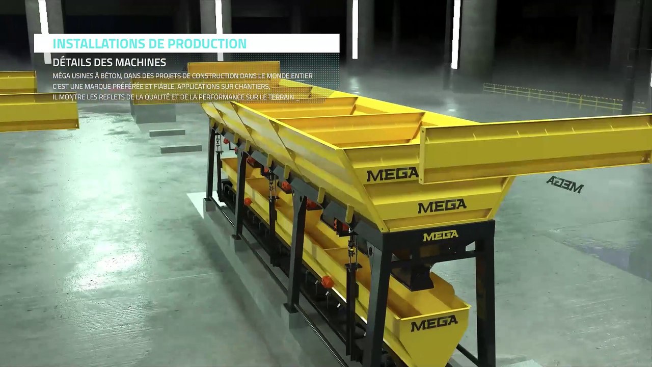 Installation d'une centrale à béton MEGA | Conception modulaire et ...