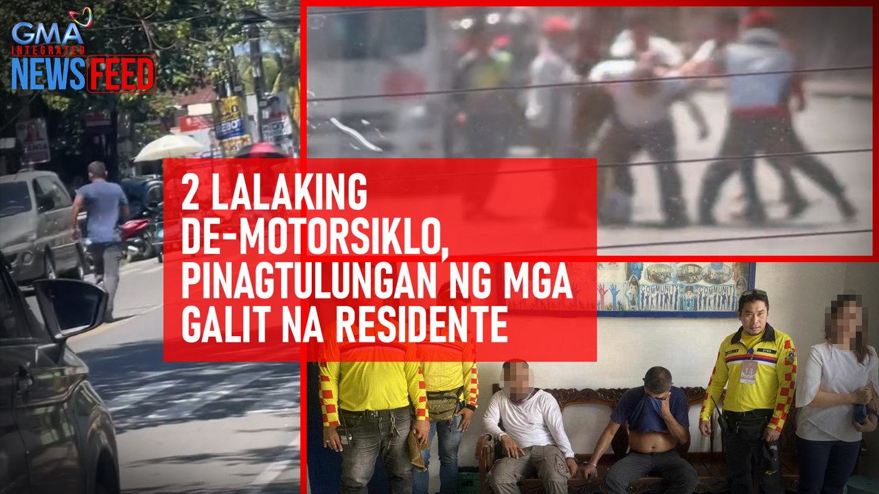 2 lalaking de-motorsiklo, pinagtulungan ng mga galit na residente | GMA ...