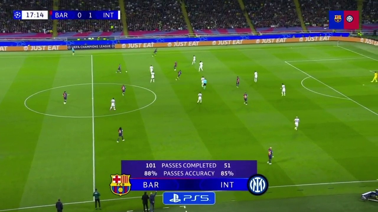 Barcelona vs Inter Milan | First Half (30-04-2025) 1st Leg UCL ...