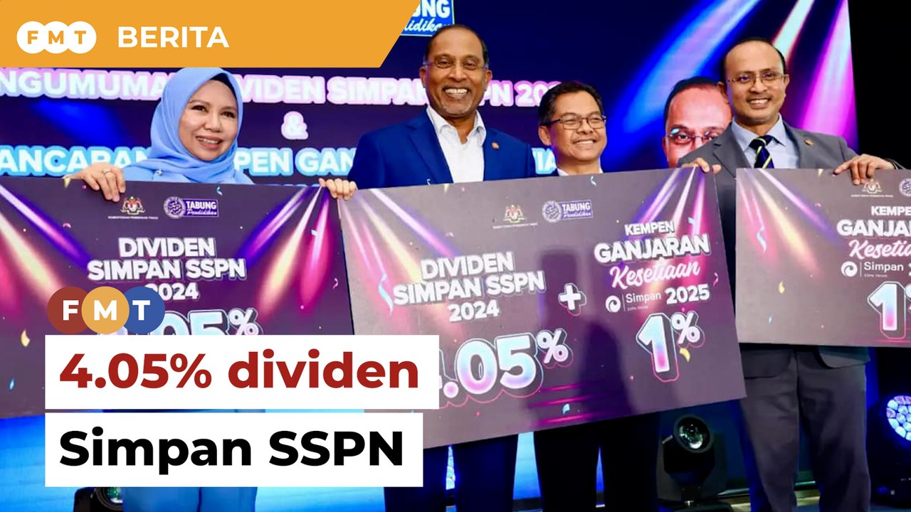 Dividen Simpan SSPN 4.05%, tertinggi dalam tempoh 10 tahun - video Dailymotion