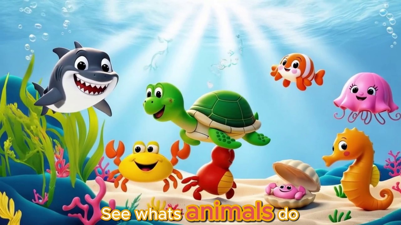 Let’s Dive into the Ocean - What Animals Do | Sea Animal Song | Animal ...