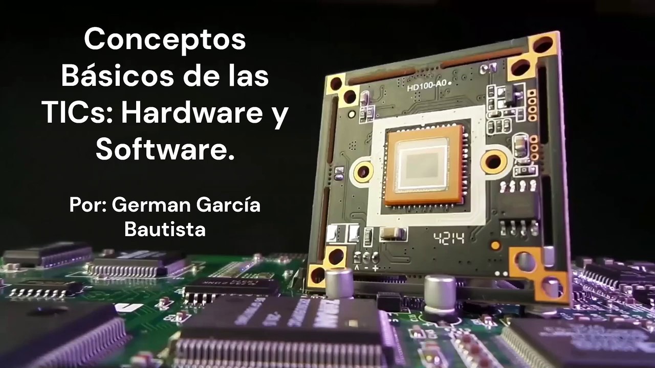 Conceptos Básicos de las TICs: Hardware y Software. - Vídeo Dailymotion