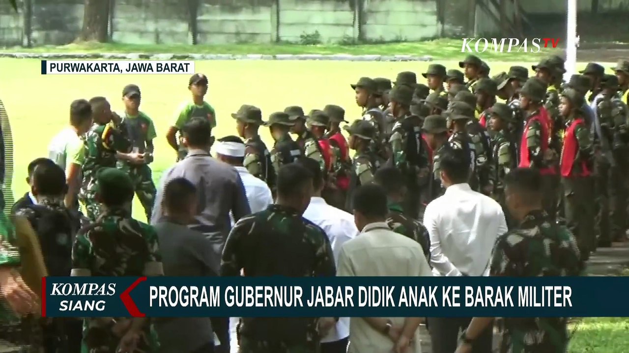 Momen Ibu-Ibu Titip Anak ke Barak Militer di Purwakarta, Berbincang dan Salami Dedi Mulyadi ...