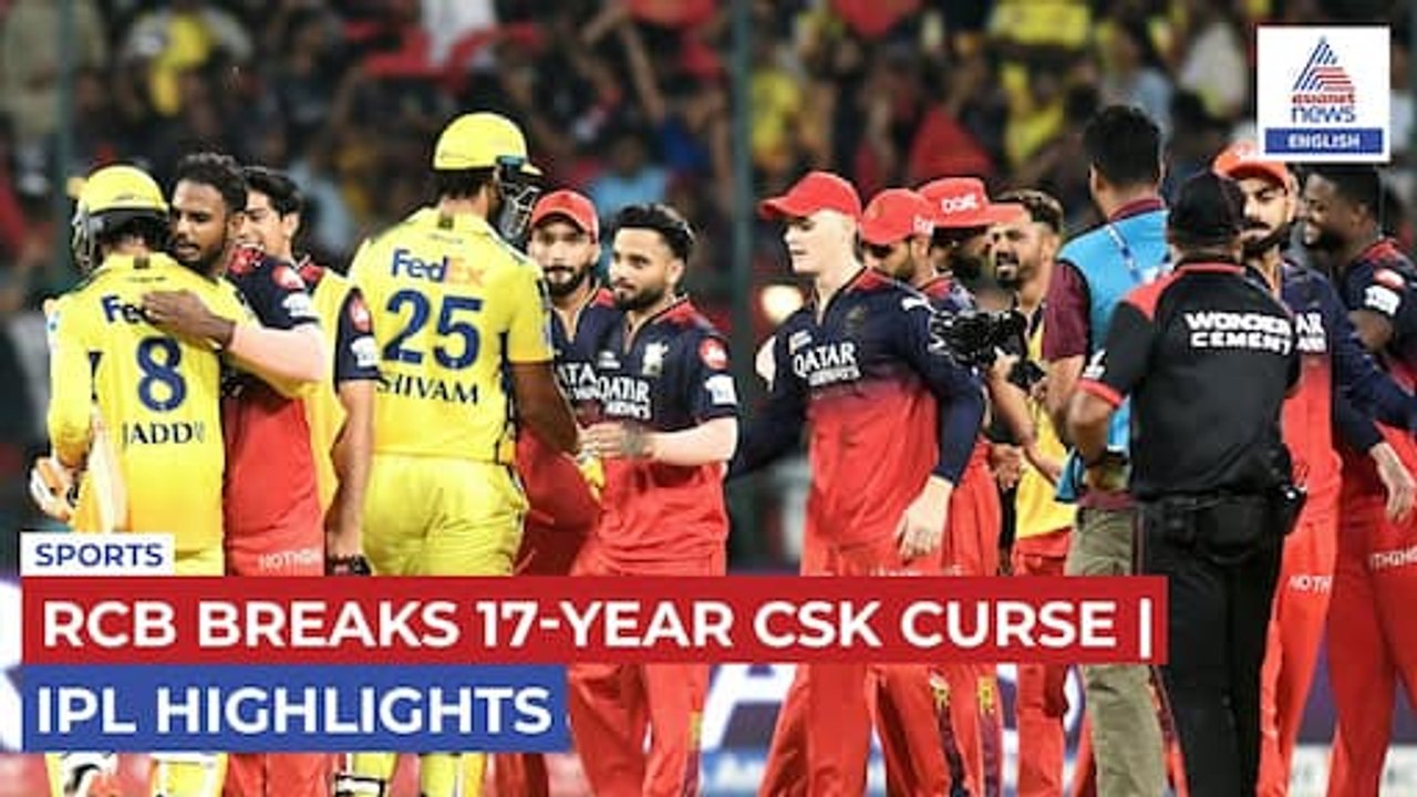 RCB vs CSK Highlights: Bangalore Breaks 17-Year Chepauk Curse with 50-Run Win | IPL 2025 - video ...
