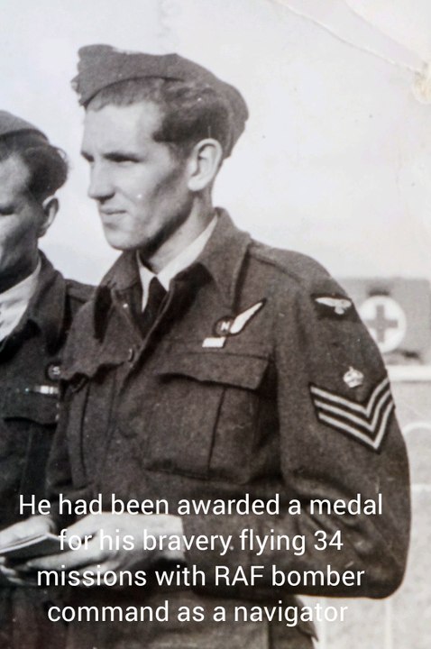 A Sheffield VE Day story: Flt Sgt Jack Ward DFM, RAF, awarded a medal ...