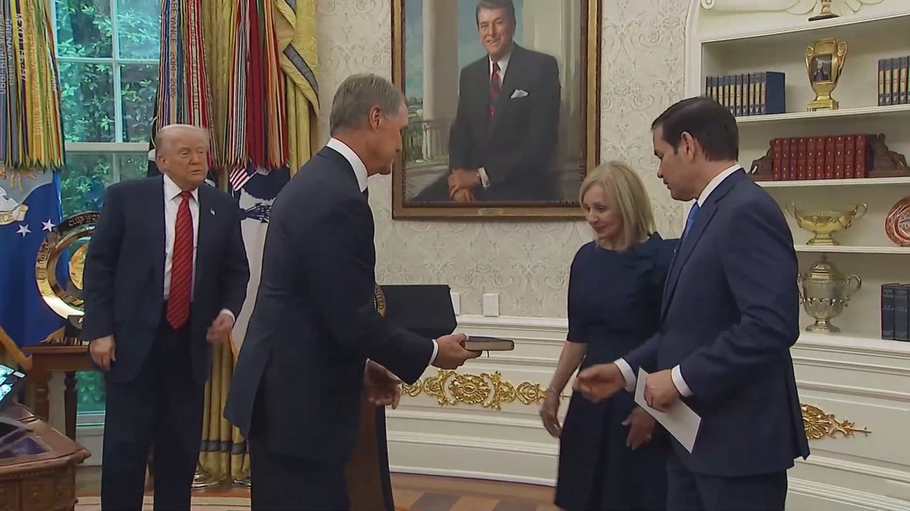 David Purdue’s moving speech to Trump marks his swearing-in as US ...