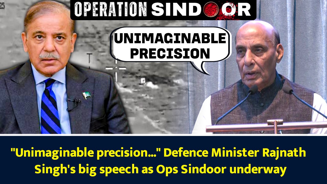 "Unimaginable precision..." Defence Minister Rajnath Singh's big speech ...