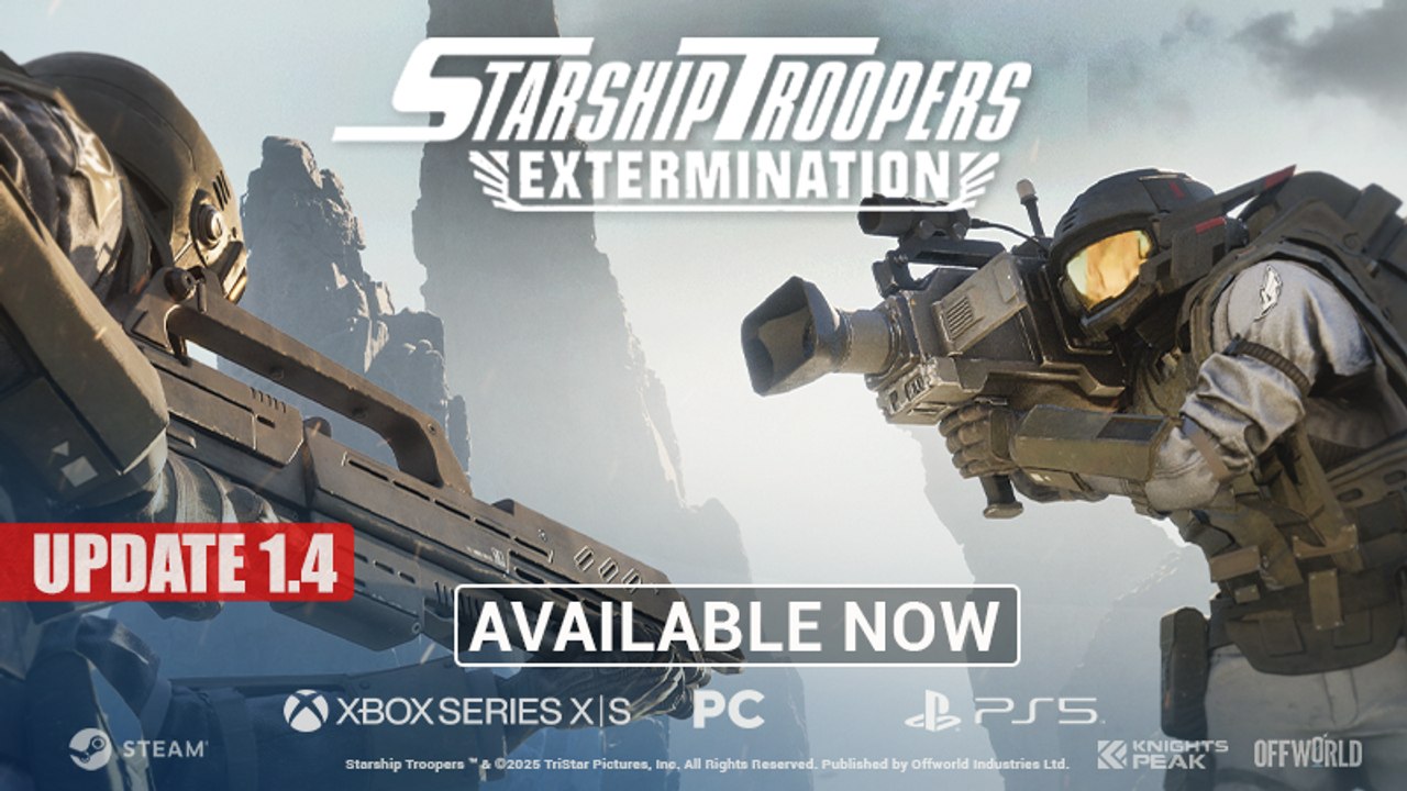 Starship Troopers Extermination | Official Update 1.4 Trailer (Steam, Epic, PS5, Xbox Series X|S ...