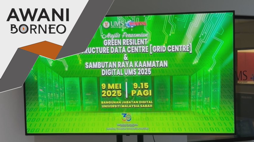 UMS wujudkan pusat data infrastruktur hijau pertama di Borneo | Astro Awani