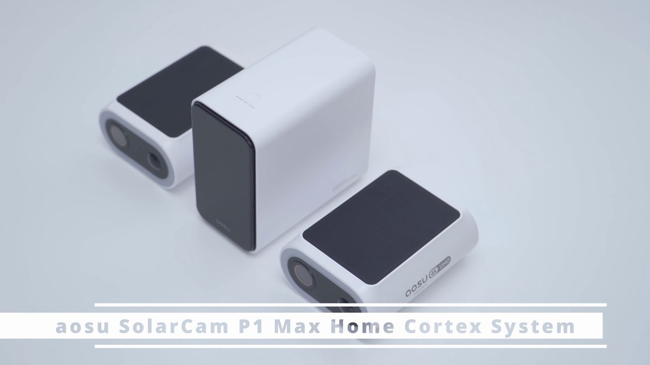 This AI Camera CAN Protect Your Home Better! aosu SolarCam P1 Max HomeCortex™ System - video ...