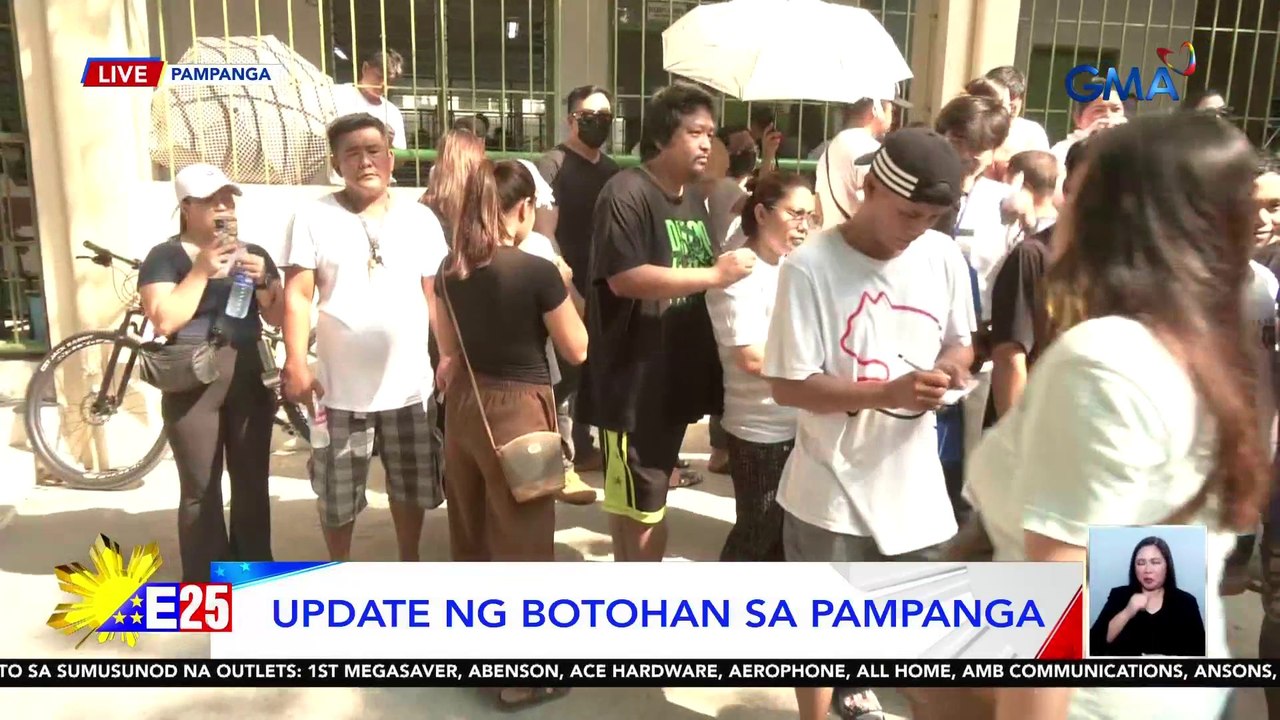 Update sa botohan sa Pampanga as of 8:45 AM | Eleksyon 2025 - video ...