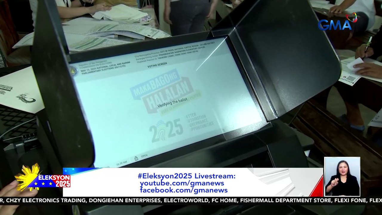 Update sa botohan sa Pasig as of 9:46 AM | Eleksyon 2025 - video ...