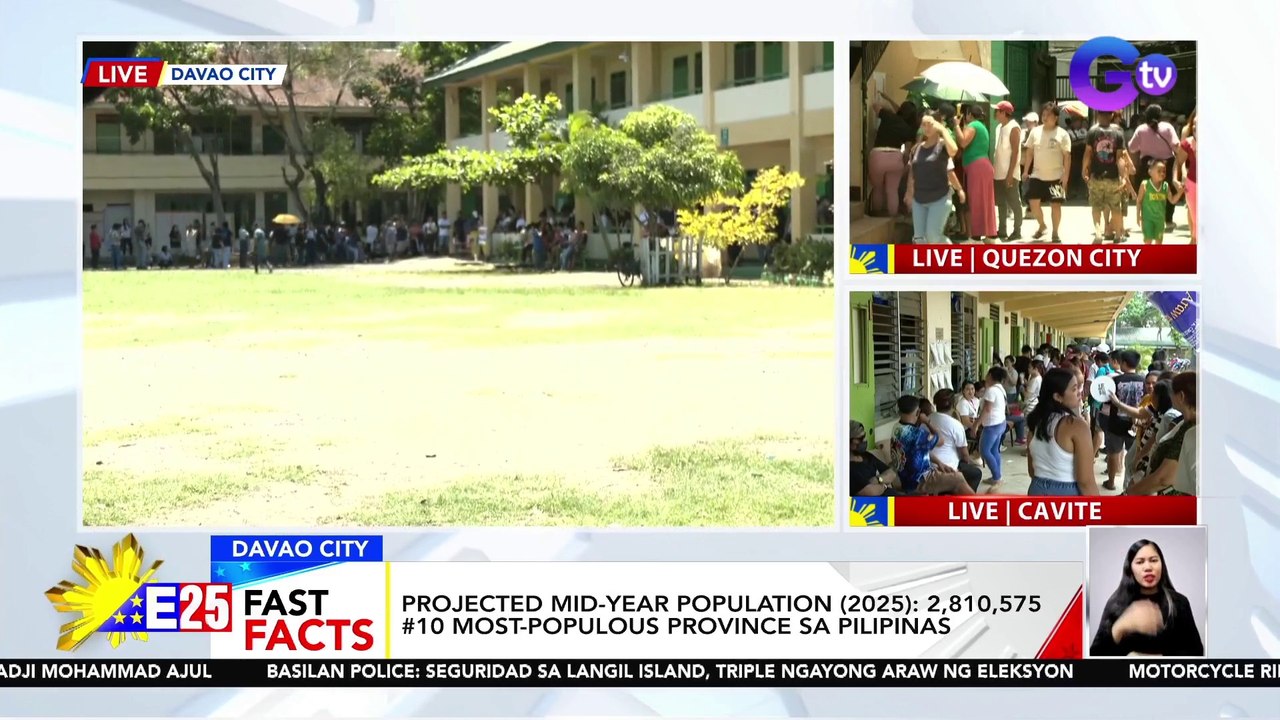 Update sa botohan sa Davao City as of 12:32 p.m. | Eleksyon 2025 ...