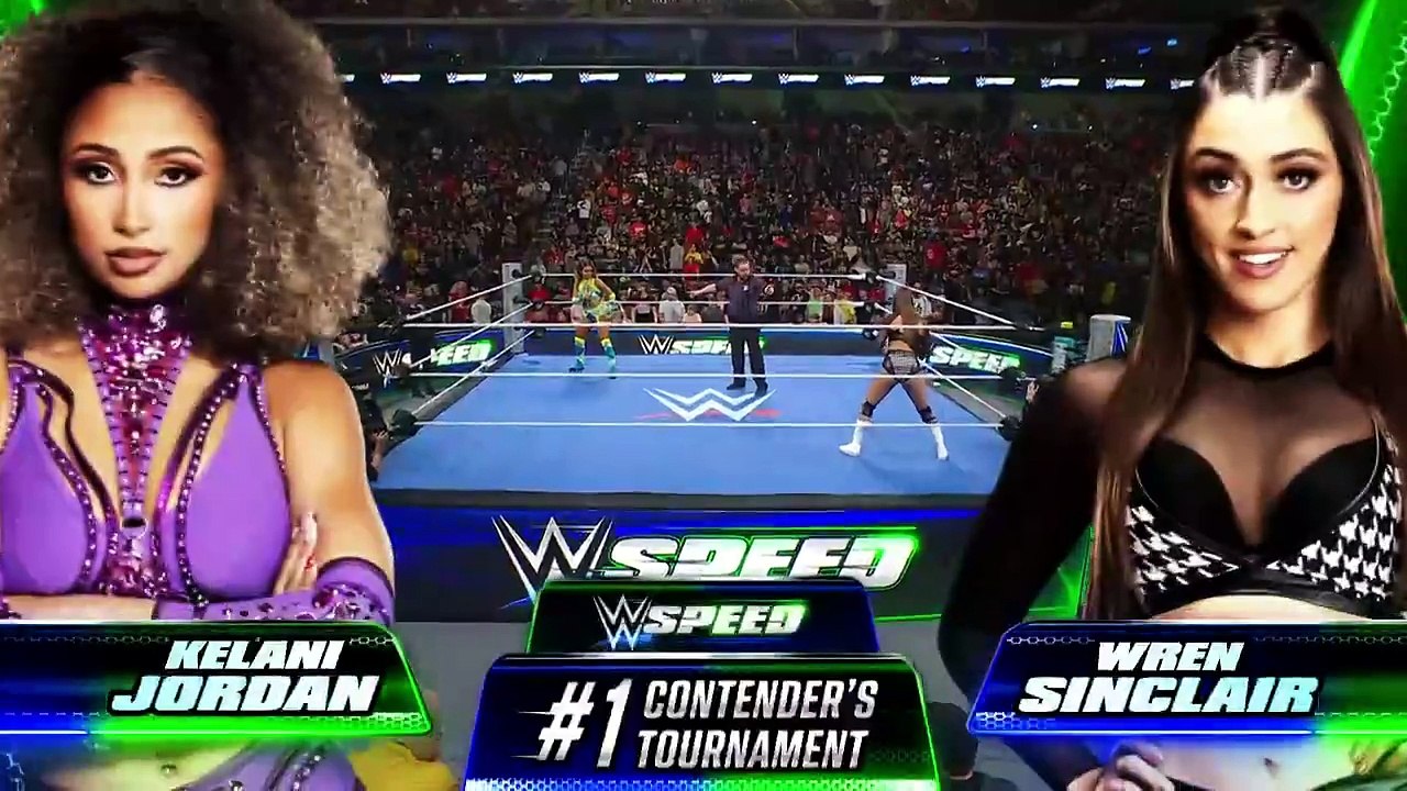 Kelani Jordan vs Wren Sinclair (aka Madi Wrenkowski) - WWE Speed May 9 ...