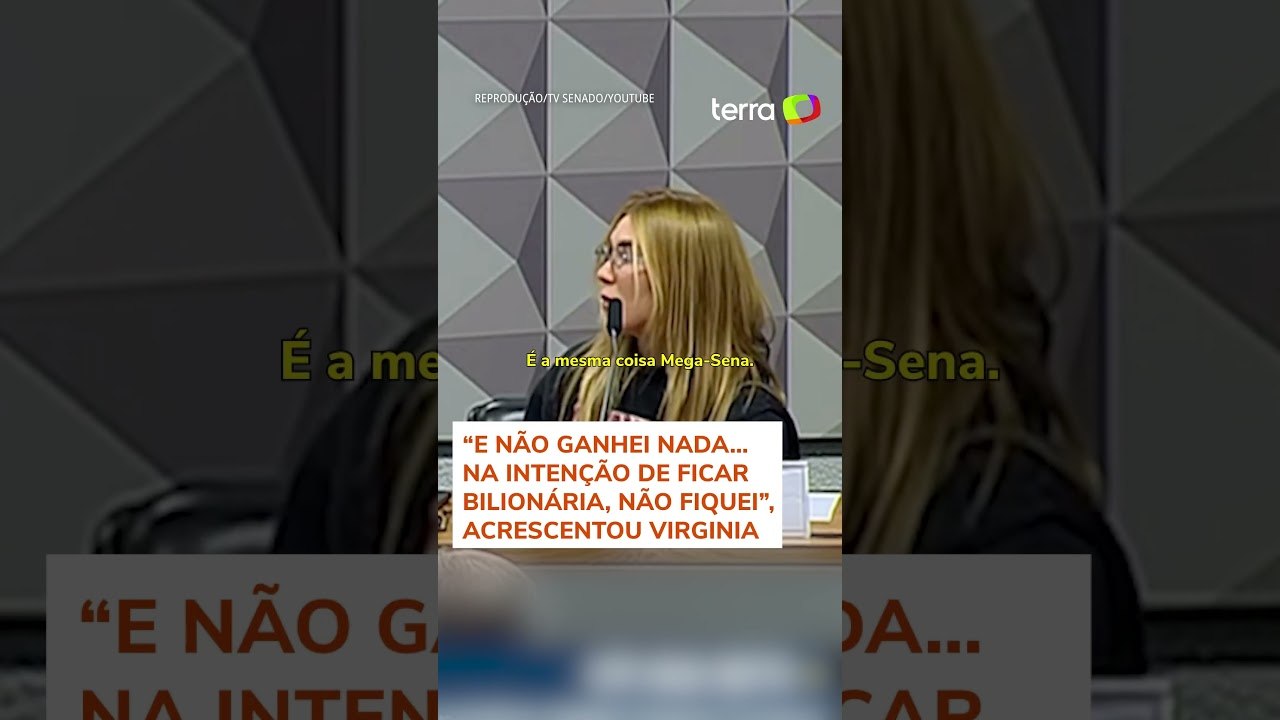 Virginia diz na CPI das Bets que perdeu R$ 10 mil na Mega-Sena ‘na ...