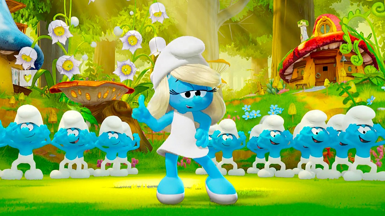 Rihanna’s Smurfette Leads a Blue-tastic Dance Party in New Smurfs ...