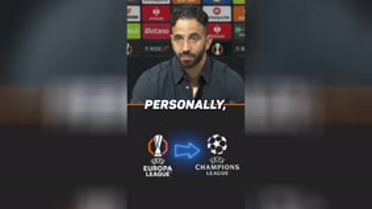 UEL trophy or UCL football? – Amorim picks - video Dailymotion