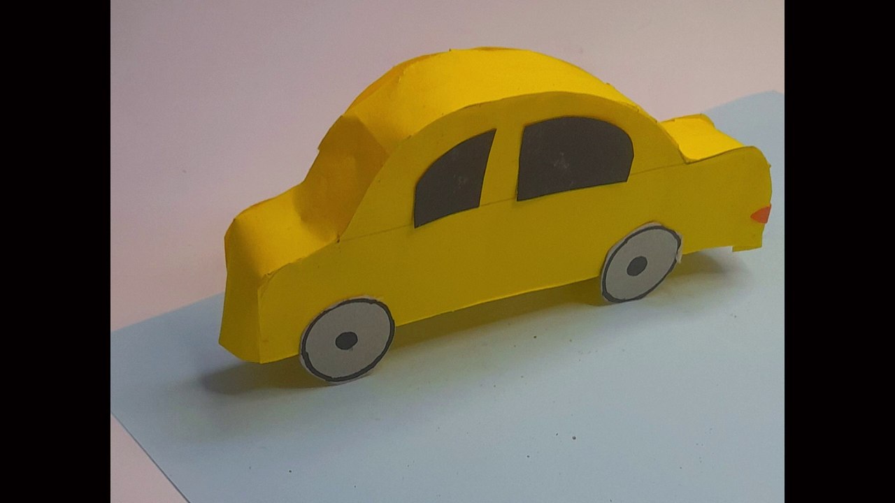 How to Make a Paper Car Model | Easy DIY Paper Car Craft Tutorial ...