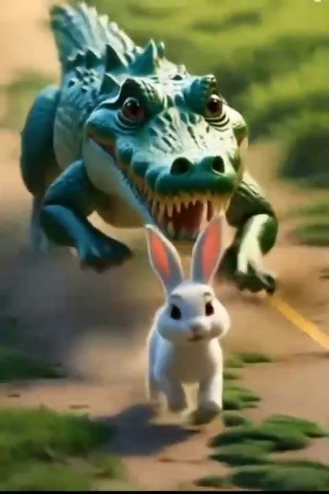 Cat 😺 rescued rabbit🐰from alligator🐊 - video Dailymotion