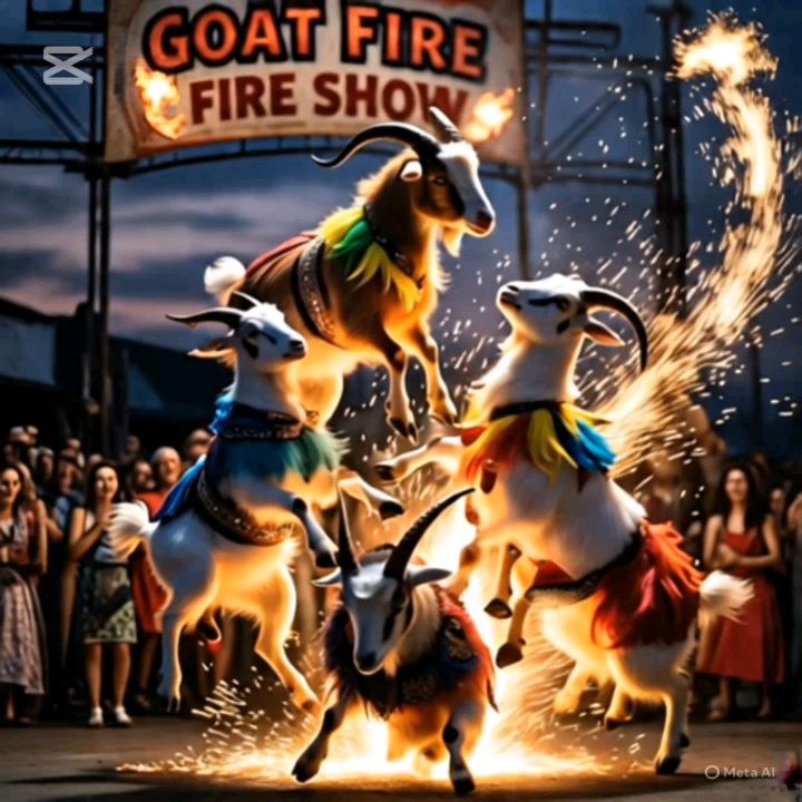 Goats play in the fire - video Dailymotion