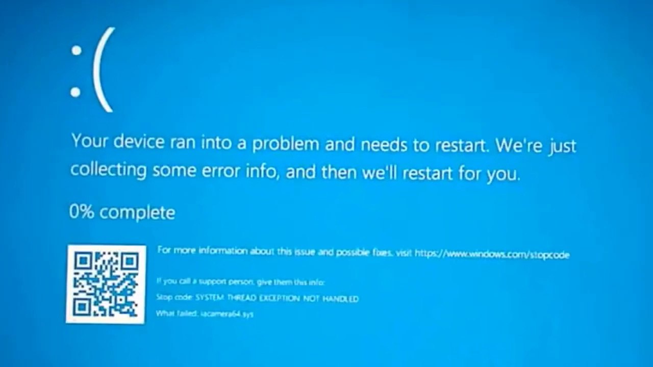 how to resolve your device ran into a problem and needs to restart ...