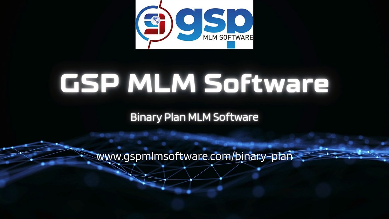 Binary MLM Plan - GSP MLM Software - video Dailymotion