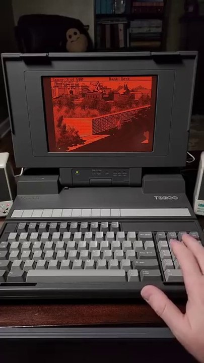Toshiba T3200, 1987 & Leisure Suit Larry Goes Looking for Love (in Several Wrong Places), 1988 ...