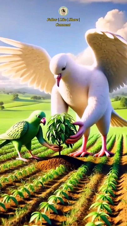 Pigeon & Parrot's Mango Tree | Animated Moral Lesson - video Dailymotion