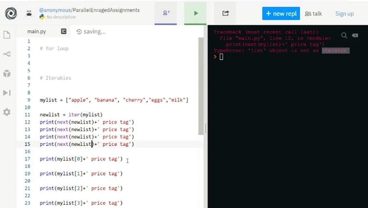Lecture 53: Python has for loop and Iterables - video Dailymotion