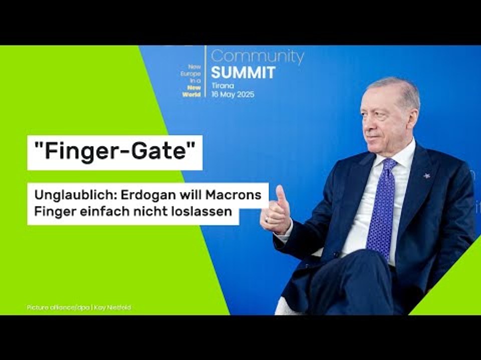 "Finger-Gate": Unglaublich: Erdogan will Macrons Finger einfach nicht ...