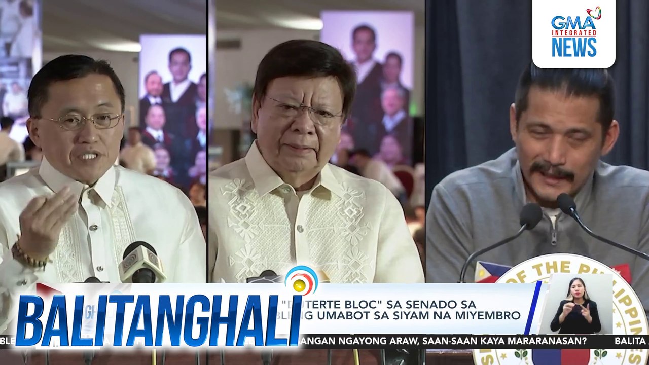Sen. Bato dela Rosa - "Duterte Bloc" sa Senado sa 20th Congress ...