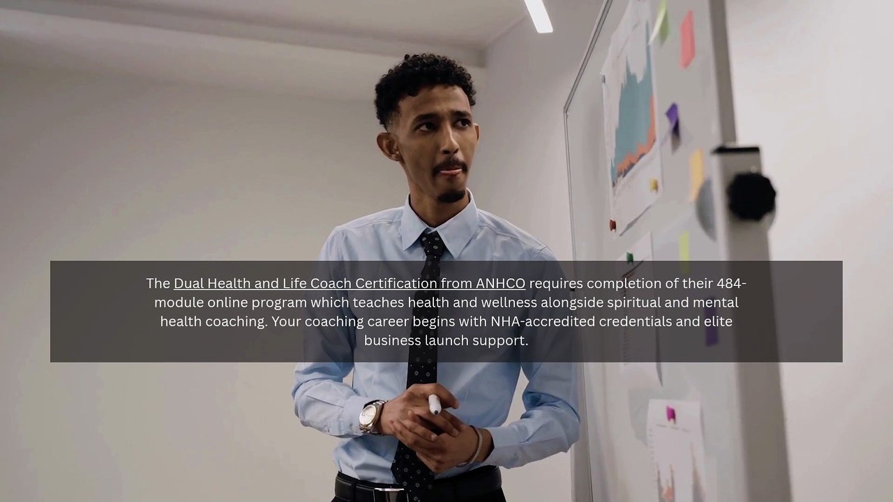 Dual Health and Life Coach Certification from ANHCO - video Dailymotion