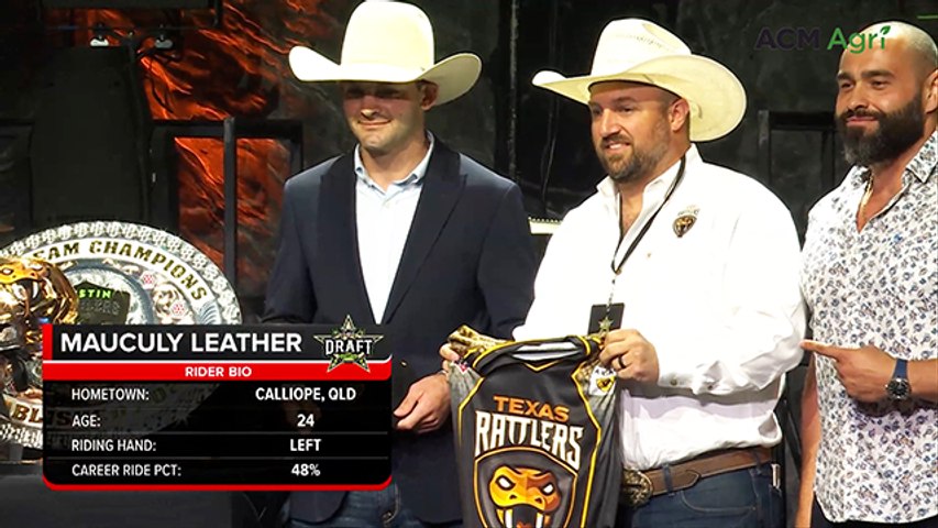 Queensland bull riding star Macaulie Leather drafted to Texas Rattlers ...