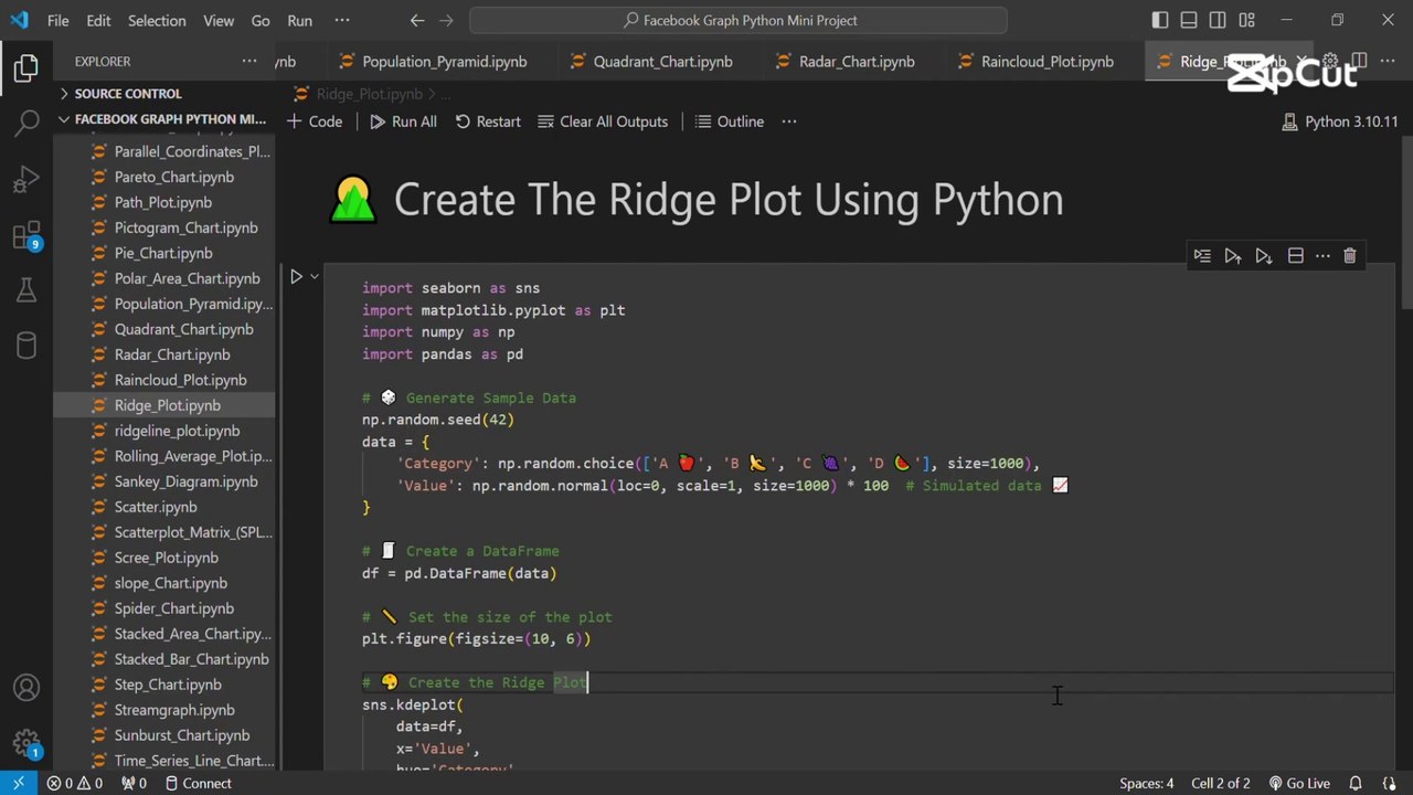 Create Ridge Plot Using Python 🐧 - video Dailymotion
