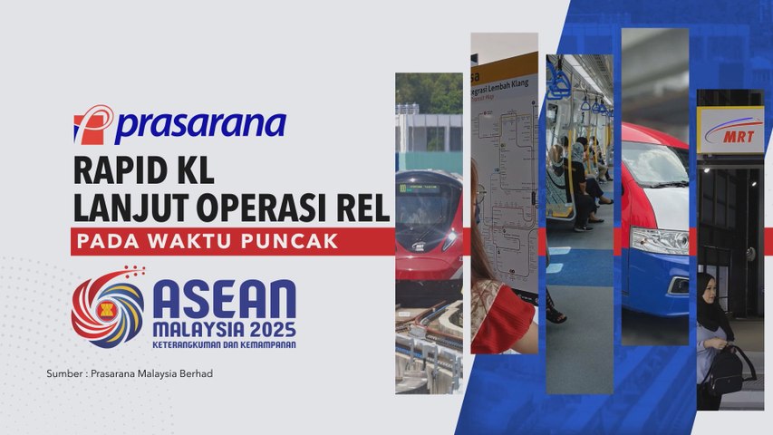 [INFOGRAFIK] Rapid KL Lanjut Operasi Rel Pada Waktu Puncak | Astro Awani