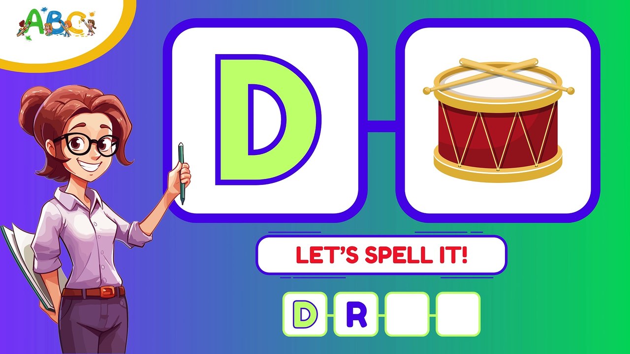 Learn How to Spell 4 Letter Words from A to Z | Teaching Grade 1 ...