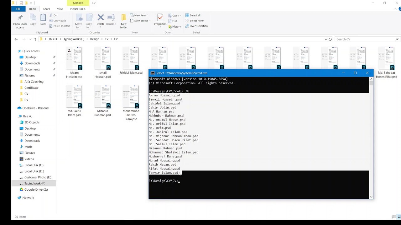 How to rename multiple files at once using Excel (Windows) - video Dailymotion