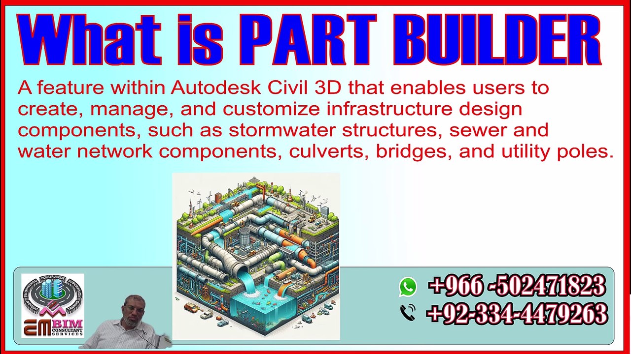 Civil 3D, What is Part Builder Introductionسول تھری ڈی، پارٹ بلڈر کا تعارف کیا ہے۔Part-182 ...