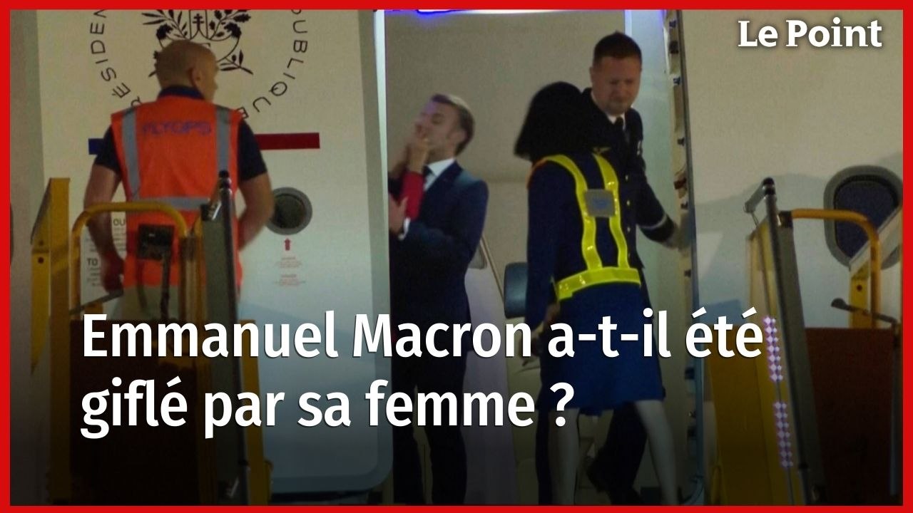 Emmanuel Macron a-t-il été giflé par sa femme ? - Vidéo Dailymotion