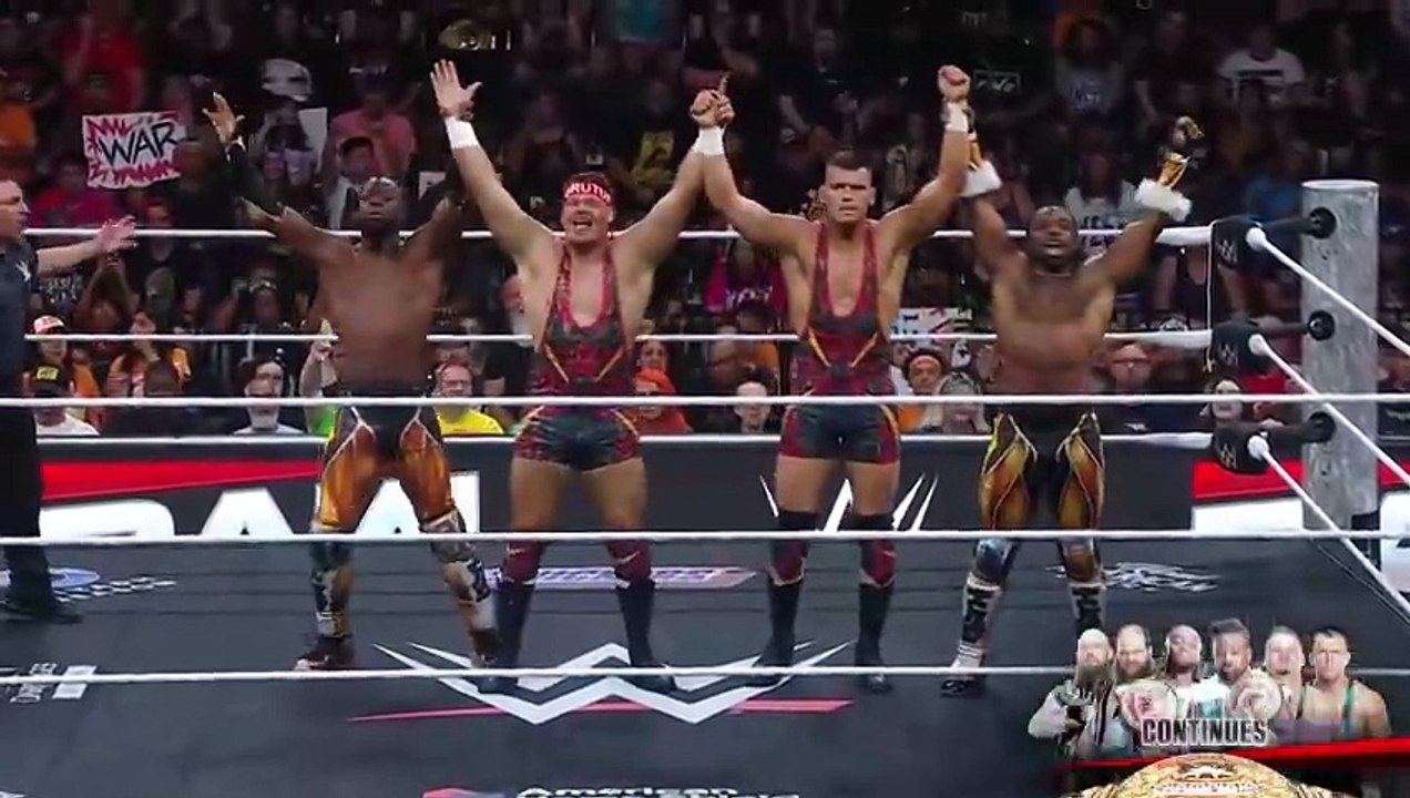 WWE RAW 26 MAY 2025 THE NEW DAY OVERCOME CREED BROTHERS AND WAR RAIDERS ...