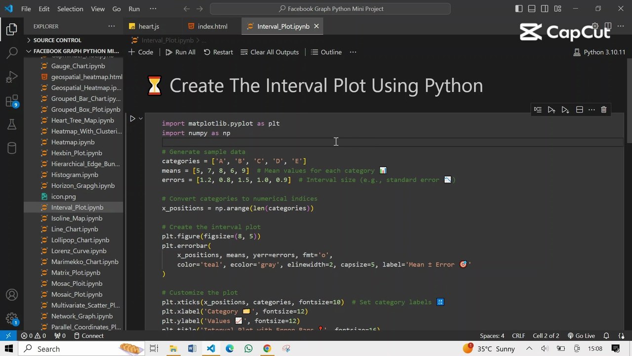 ⏳ Create The Interval Plot Using Python - video Dailymotion
