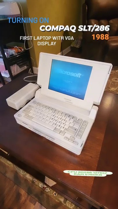 Compaq SLT/286, 1988 - Video Dailymotion