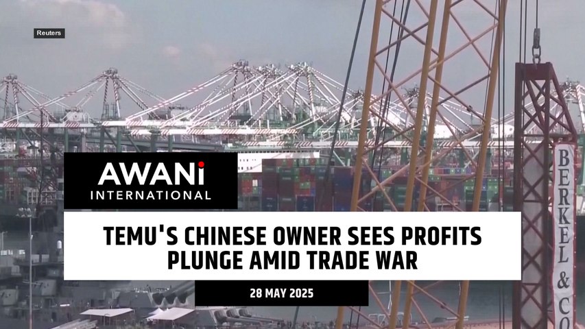 Temu's Chinese owner sees profits plunge amid trade war | AWANI ...