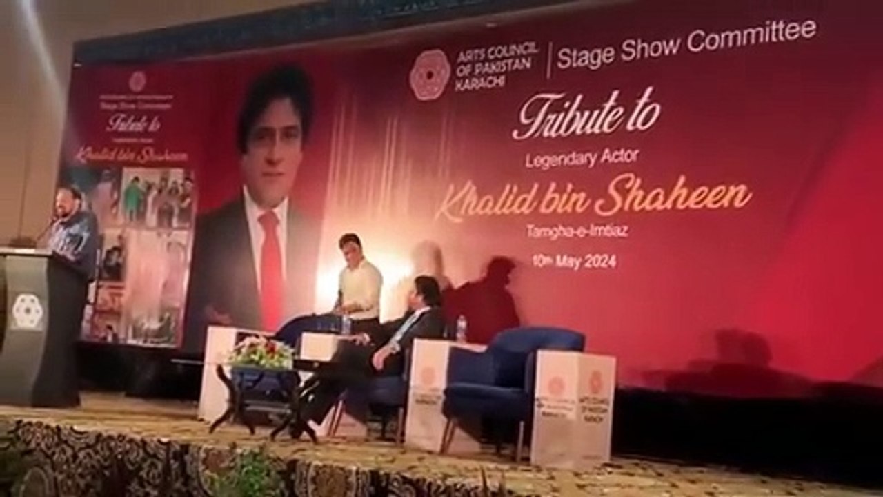 Arts Council of Pakistan Karachi _ Tribute to Khalid bin Shaheen ...