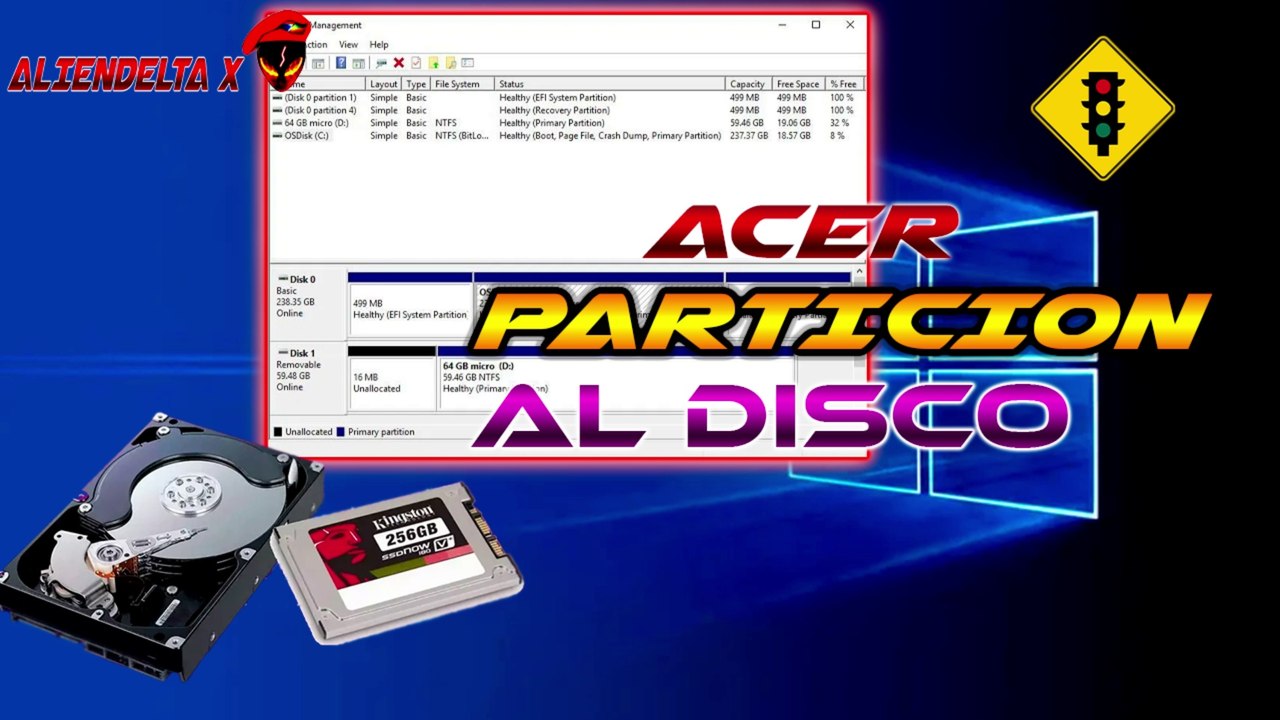 Como Acer Particion Al Disco Duro en Windows Sin Programas ⛓️‍💥 ...